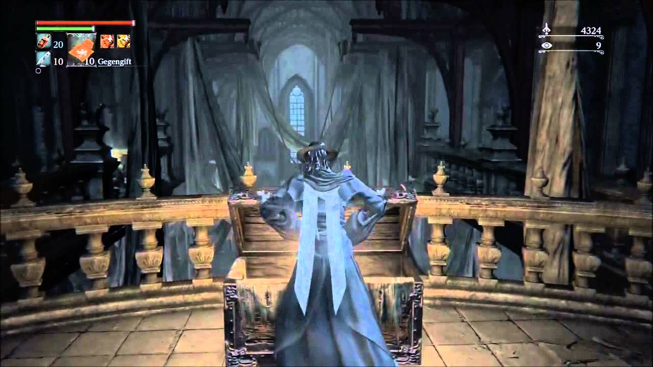 Bloodborne - Hidden Path In Cathedral Ward (Secret) - YouTube