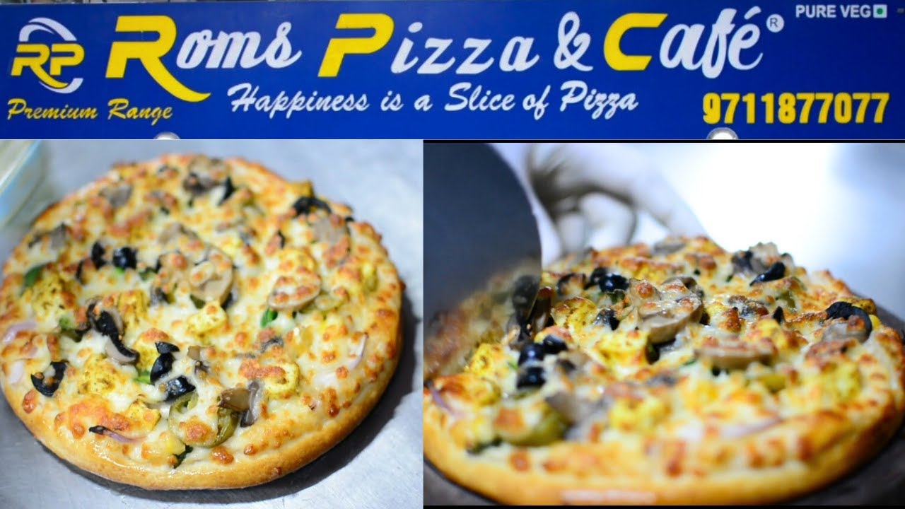 Roms Pizza & Cafe In RDC Raj Nagar Ghaziabad | 100% Vegetarian | Bhukha ...