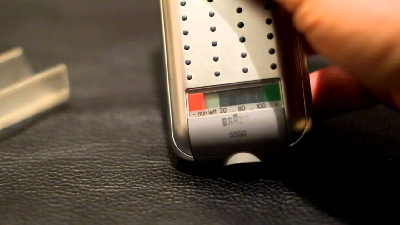 Rasierer Braun 5550 - YouTube