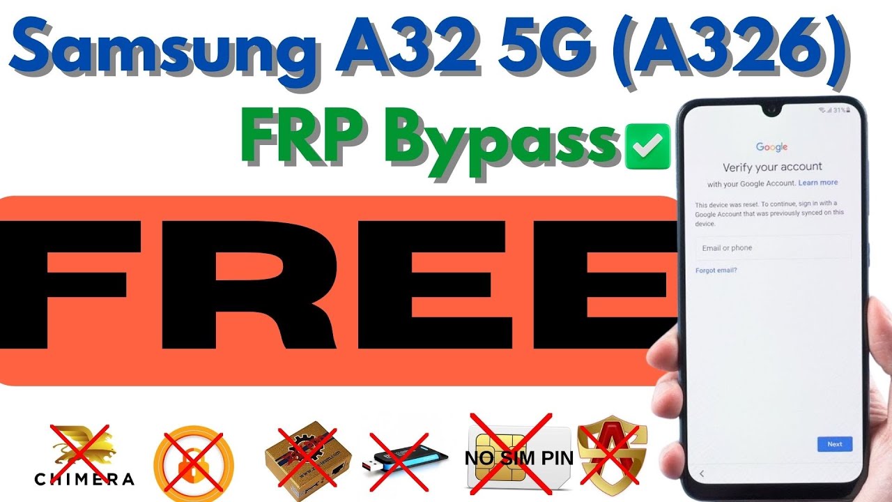 Samsung A32 5G FRP Bypass Without Box ️FREE FRP Tool 2024 ALL MTK ...