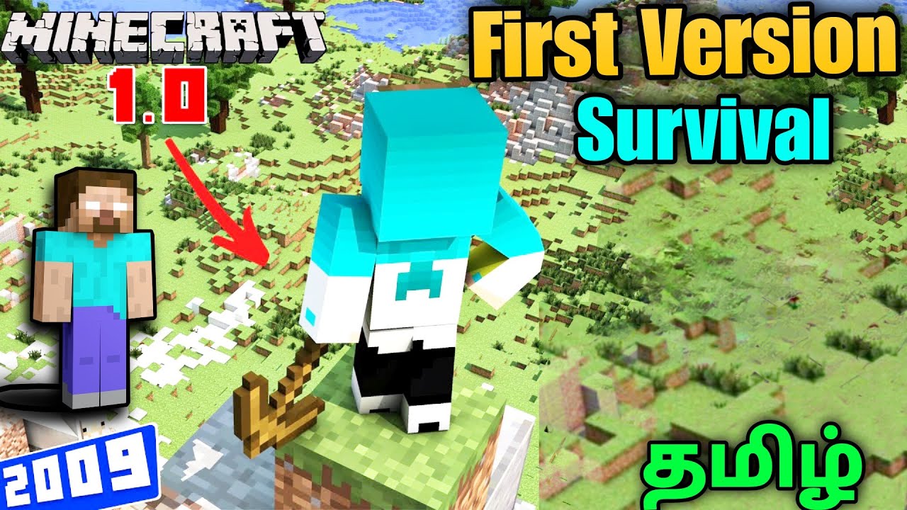 Minecraft Tamil 😍 | Playing First Minecraft Version 😂 | Tamil | George ...