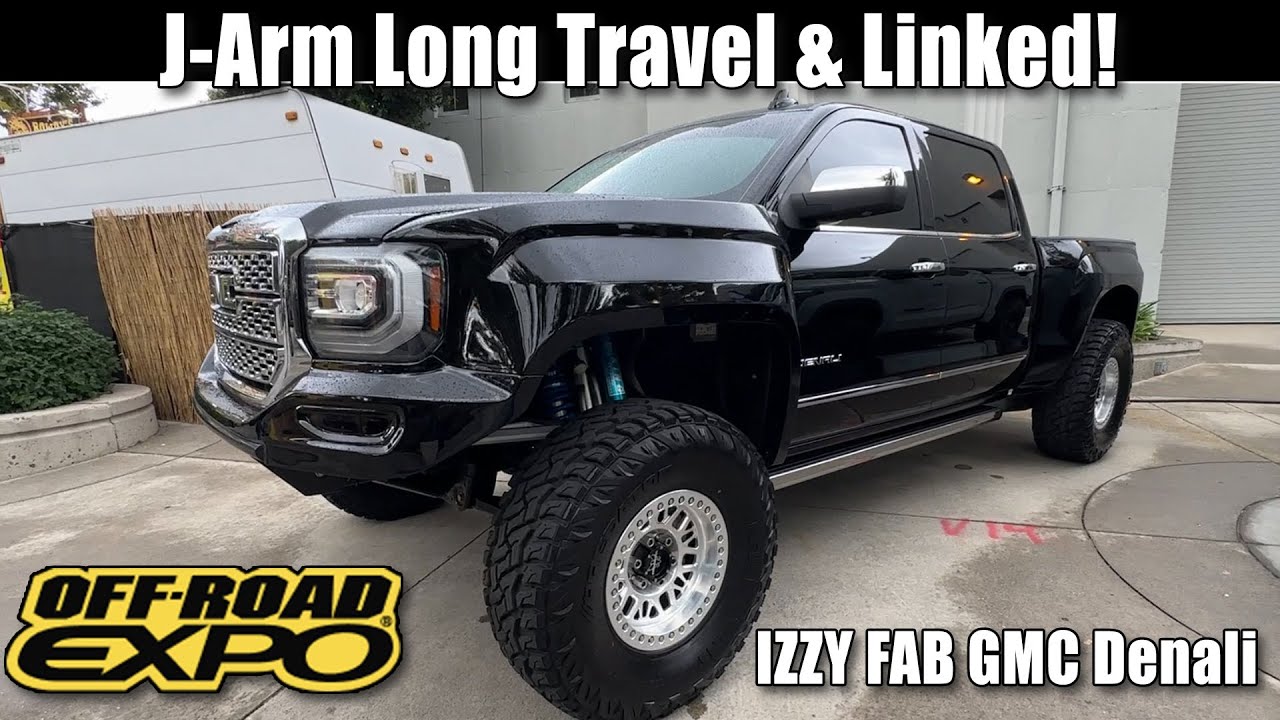 Izzy Fab GMC J Armed Long Travel - Off Road Expo 2023 - YouTube