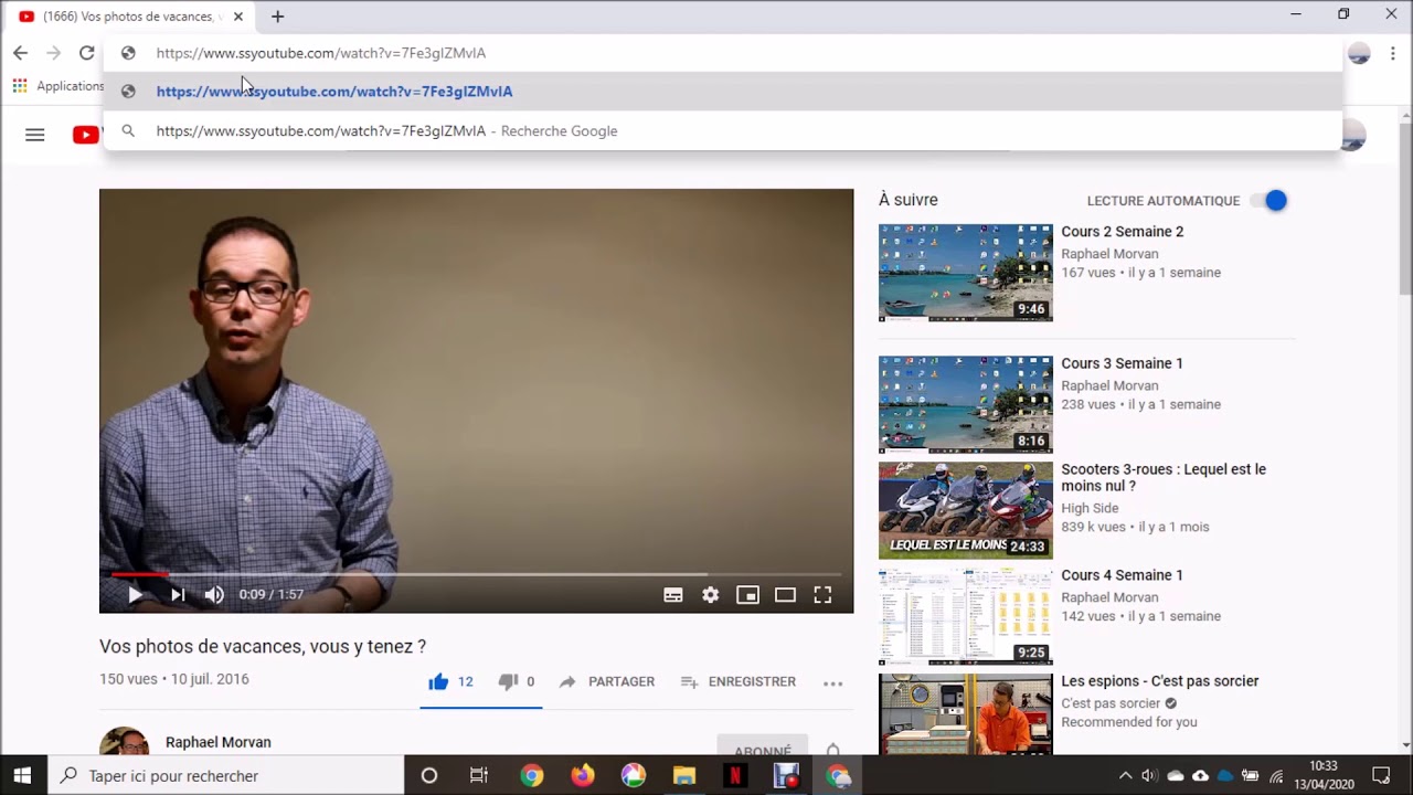 Cours 2 Semaine 3 - YouTube