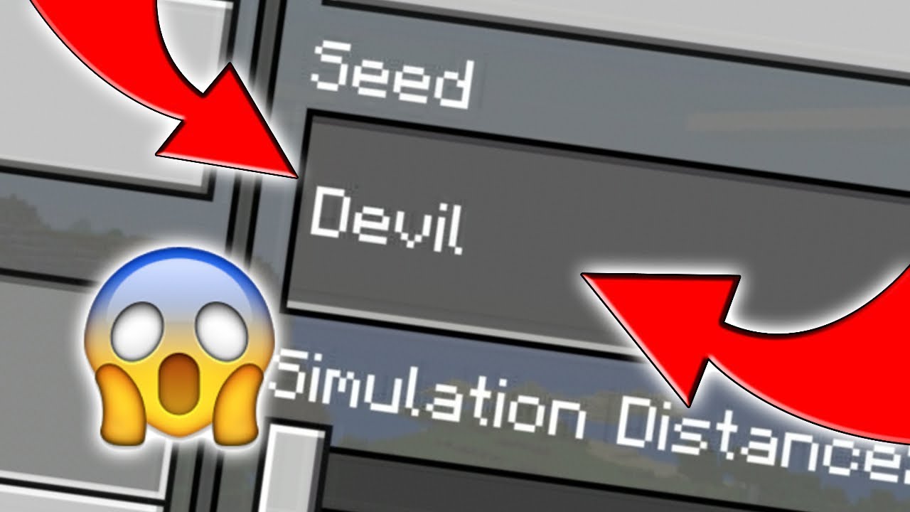 You Won't Believe What I Found On This Minecraft Seed (Minecraft PE "Devil" Seed) - YouTube