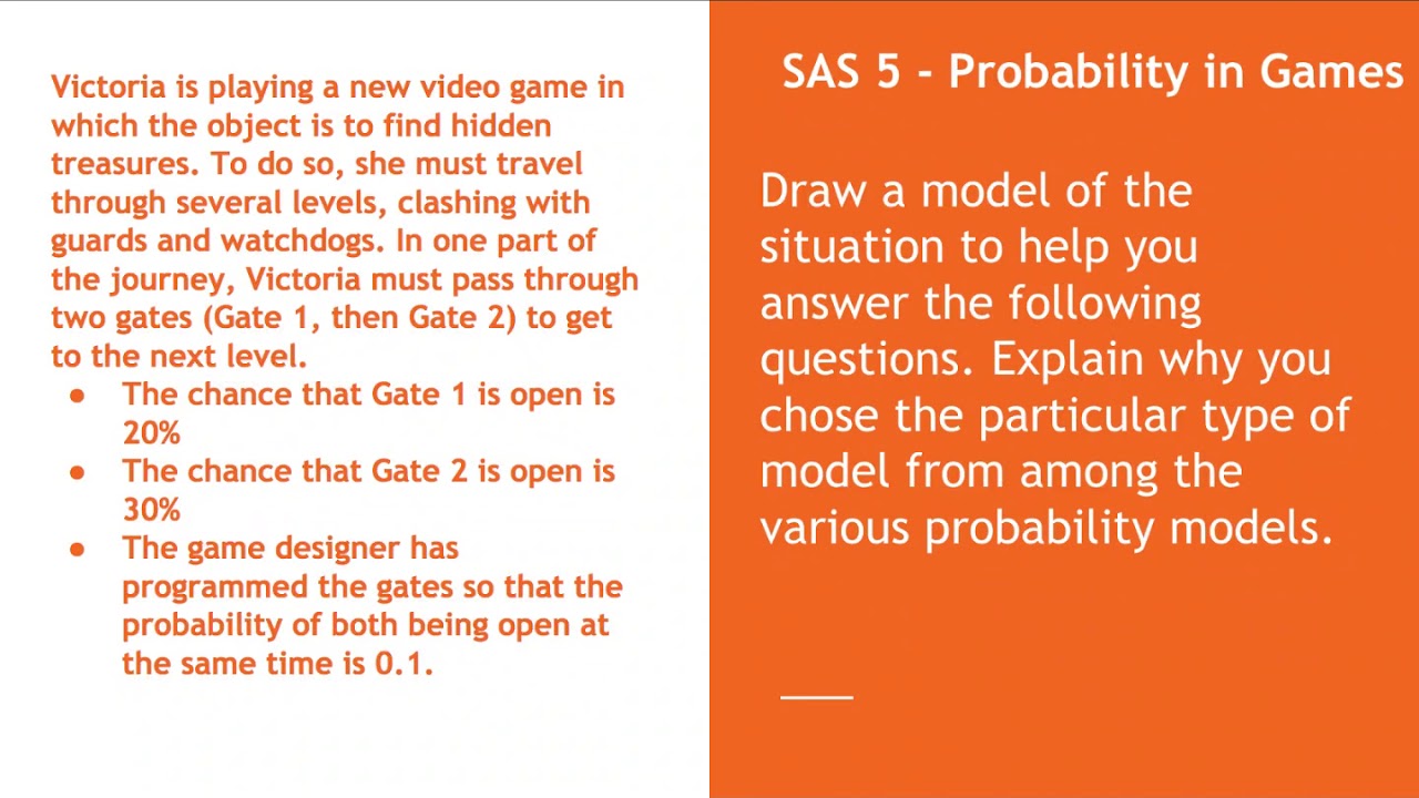 SAS 5 Probability in Games - YouTube