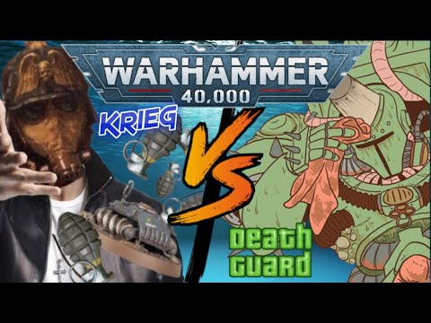 Death Guard vs Krieg 1250 points - How effective are these Gas Masks?