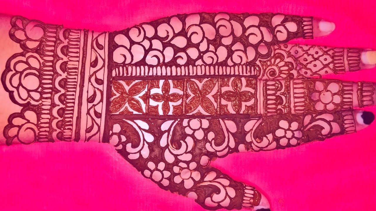 Bridal box mehndi design || mehndi designs || beautiful and simple ...