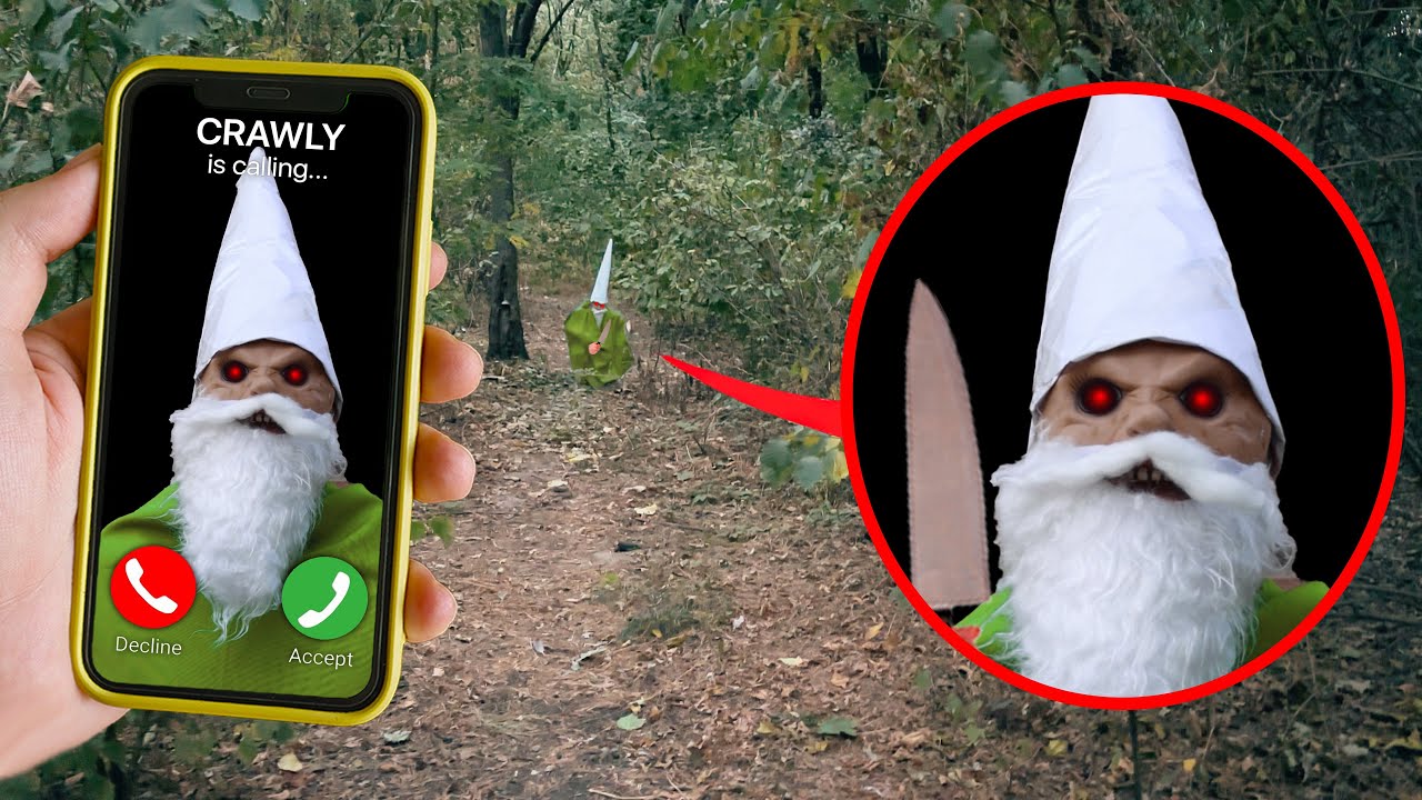 CRAWLY GNOME is calling NIKPIG 2 FOUND GNOME HOME ! - YouTube