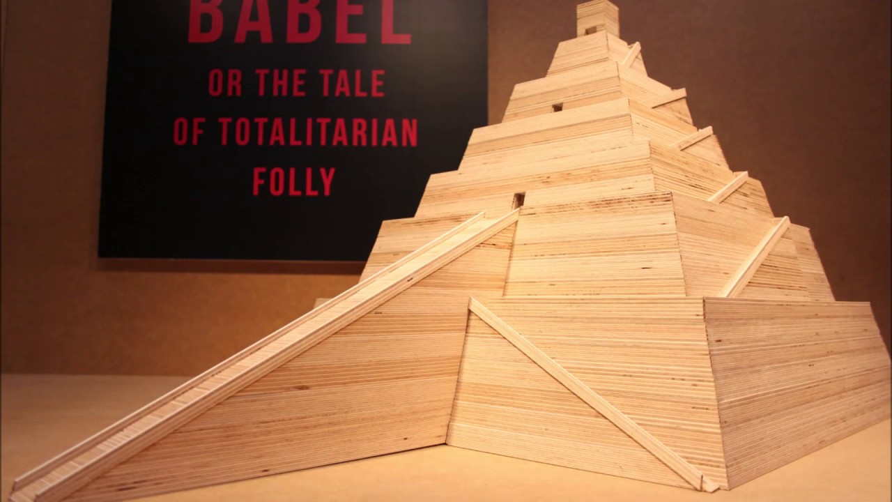 Bábel torony modell építése és installálása / Building and installing ...
