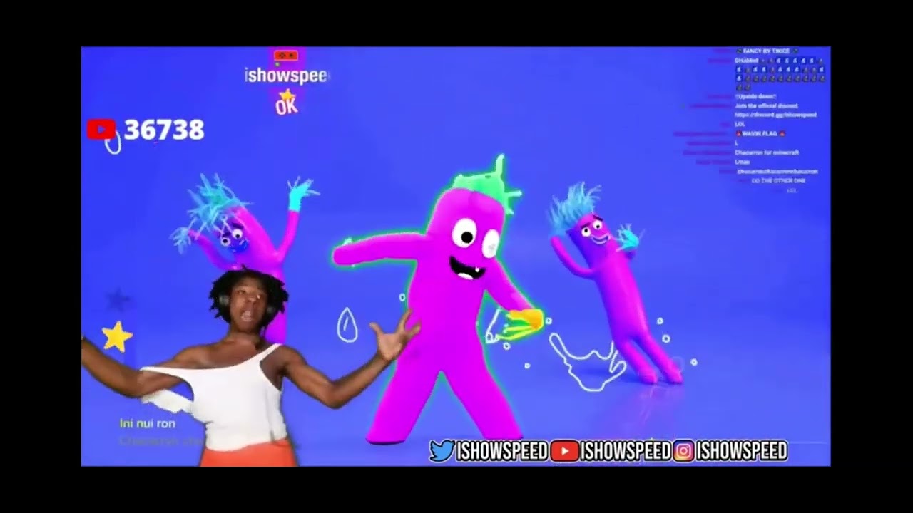 Ishowspeed funny just dance video - YouTube