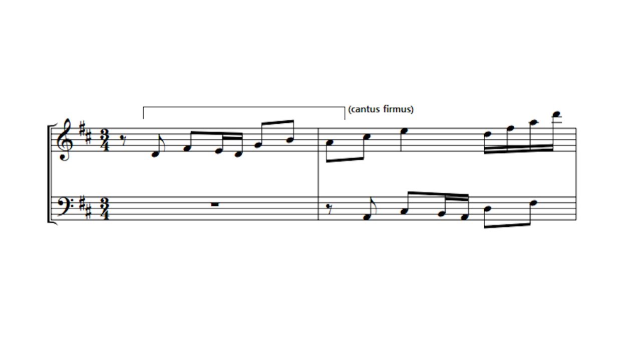 18c counterpoint assignment - YouTube