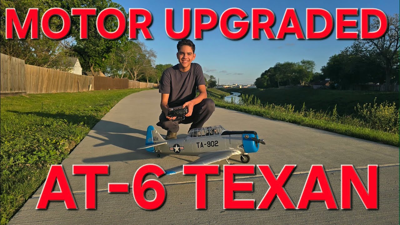 AT-6 Texan Motor upgraded so much power now. 👀🔥😱 - YouTube