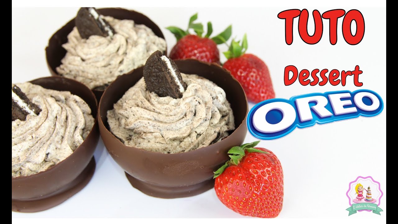 RECETTE OREO BOWLS - COUPELLES EN CHOCOLAT CHANTILLY OREO ET FRAISE ...
