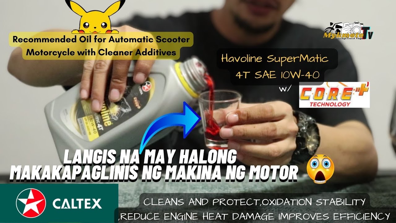 Langis na may halong nakakapaglinis ng makina motor!||Havoline ...