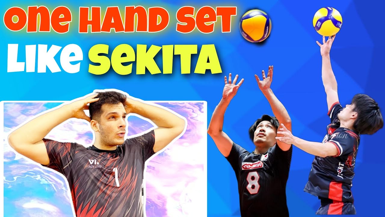 how to one hand set in volleyball - YouTube