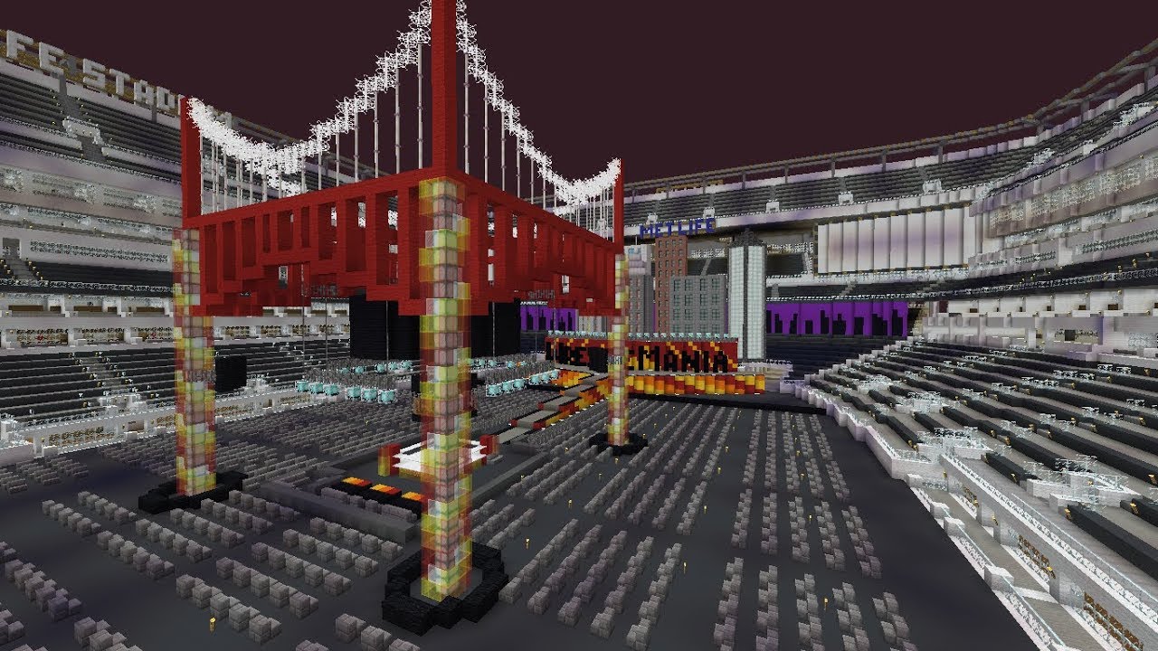 Minecraft WRESTLEMANIA 35 stage+download - YouTube