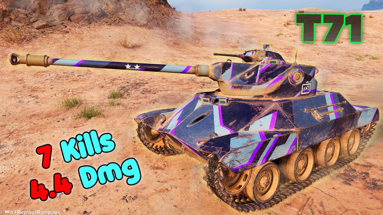 T71 - 7 Frags 4.4K Damage, Master by player stratigos_miltiadis - YouTube