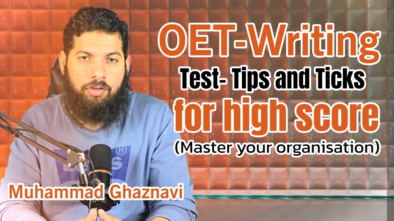 OET Writing Test- Tips and Ticks for high score (Master your ...