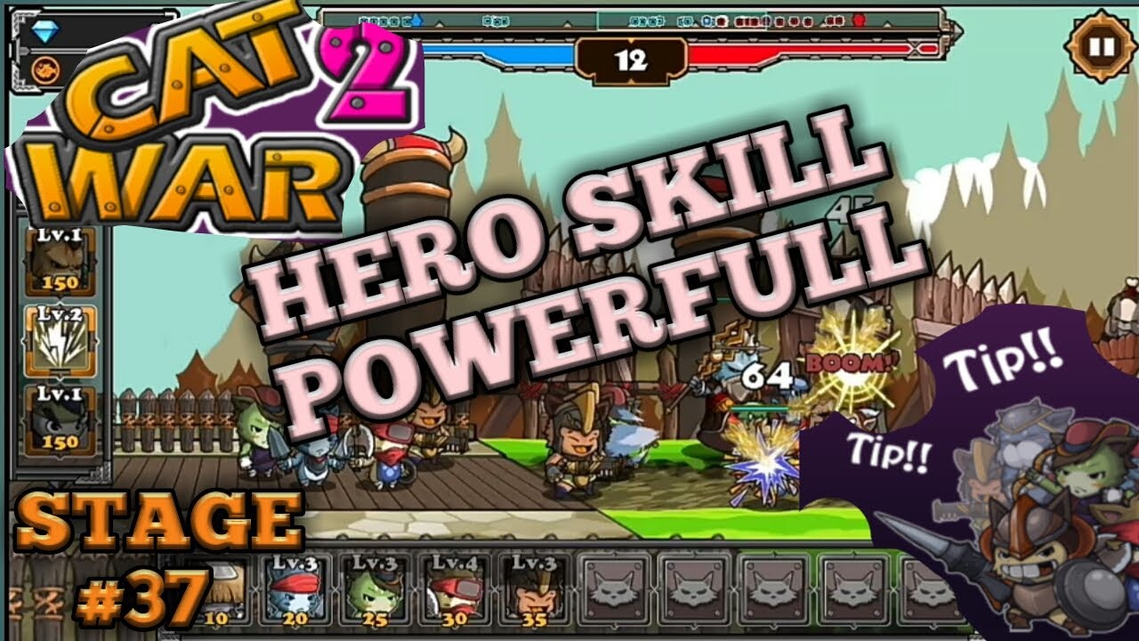 Cat War 2 Battle ATTACK Stage #38 VICTORY - YouTube