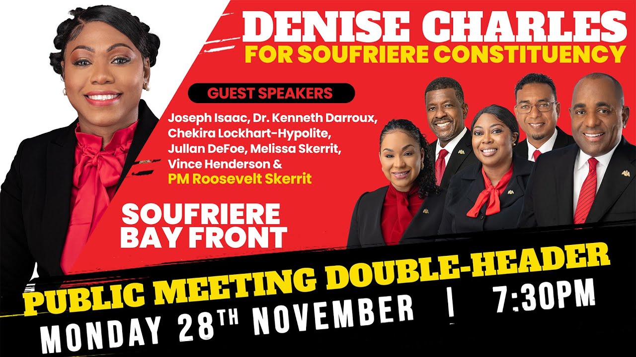 Endorsement of Denise Charles in Soufriere (Nov. 28, 2022) - YouTube