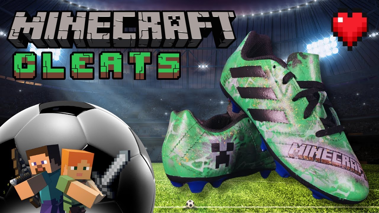 Minecraft Custom Soccer Cleats - YouTube