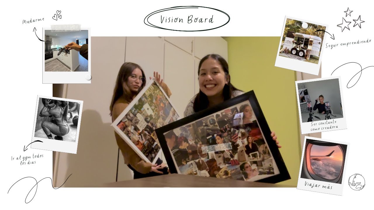 Haciendo nuestro vision board 2024 con mi mejor amiga - YouTube