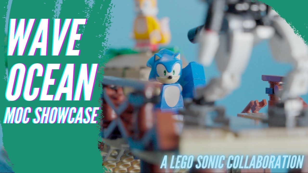 Wave ocean MOC showcase - A Lego Sonic collaboration - YouTube