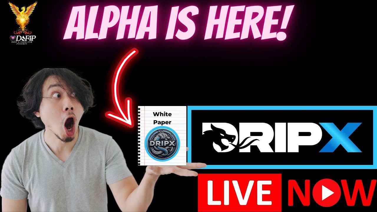 Drip Network DripX Alpha White Paper is Live Now - YouTube