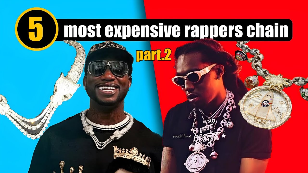 top 5 most expensives rappers chain in hip_hop & rap history(2023)💸 pt ...