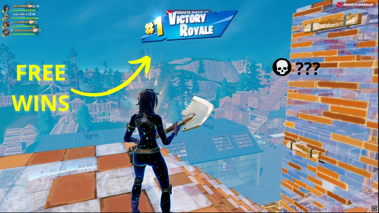 I Gave Players Free Fortnite Wins - YouTube