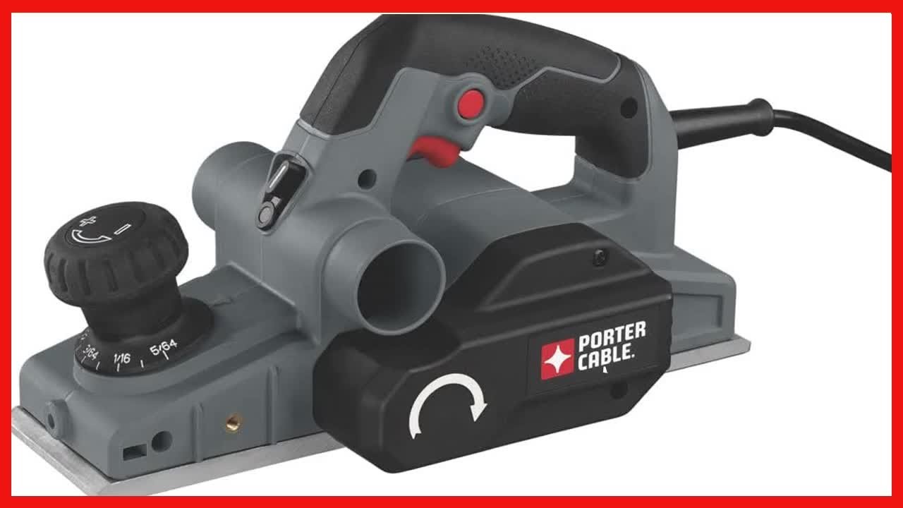 PORTER-CABLE Hand Planer, 6-Amp, 5/64-Inch (PC60THP) - YouTube