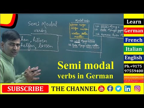 Semi modal verbs in German | German Grammar in Hindi | Learn German A1 A2