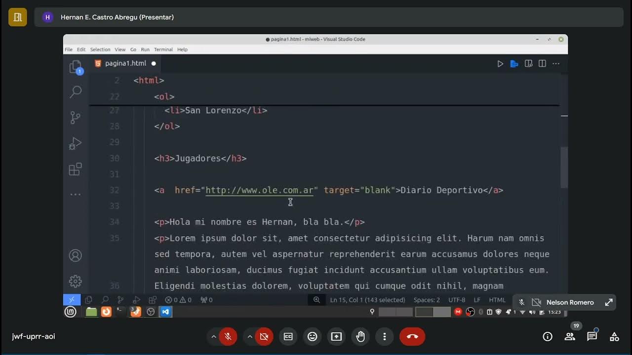 Introducción a HTML Part.2 [2024-09-04] - YouTube