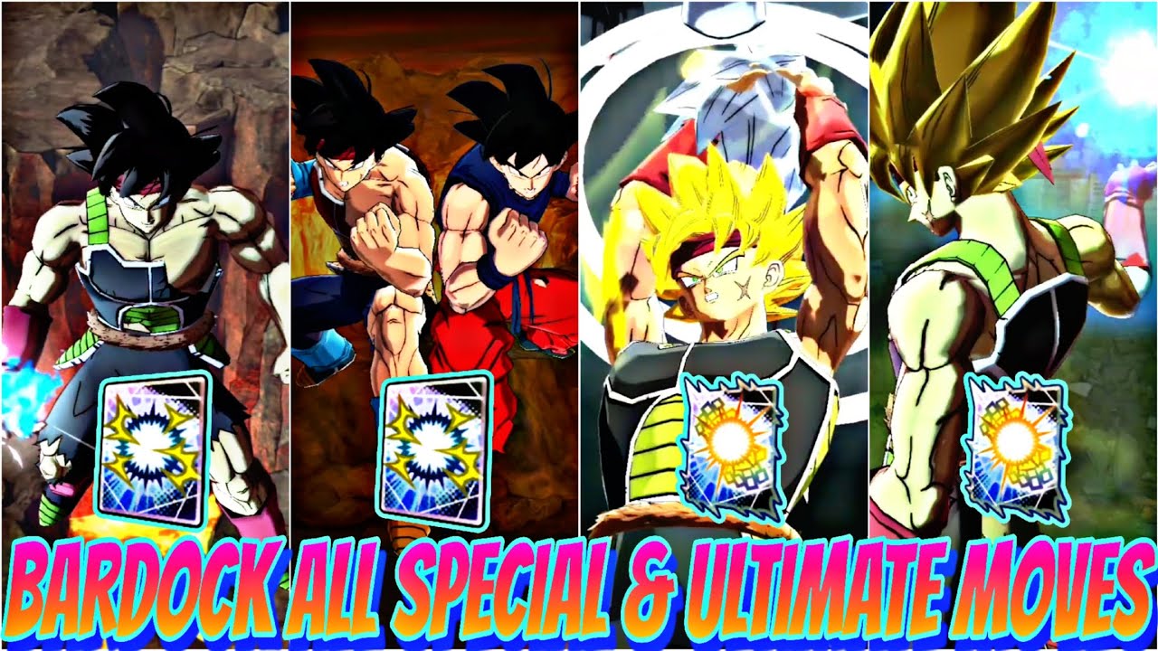 BARDOCK ALL SPECIAL & ULTIMATE MOVES!! 🔥! IN DRAGON BALL LEGENDS - YouTube