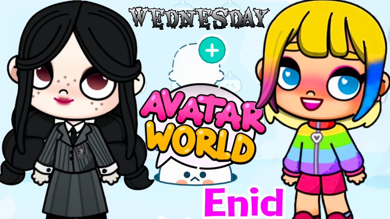 🖤💖ОБНОВЛЕНИЕ в "КОПИИ" ТОКА БОКА! Wednesday & Enid in AVATAR WORLD ...