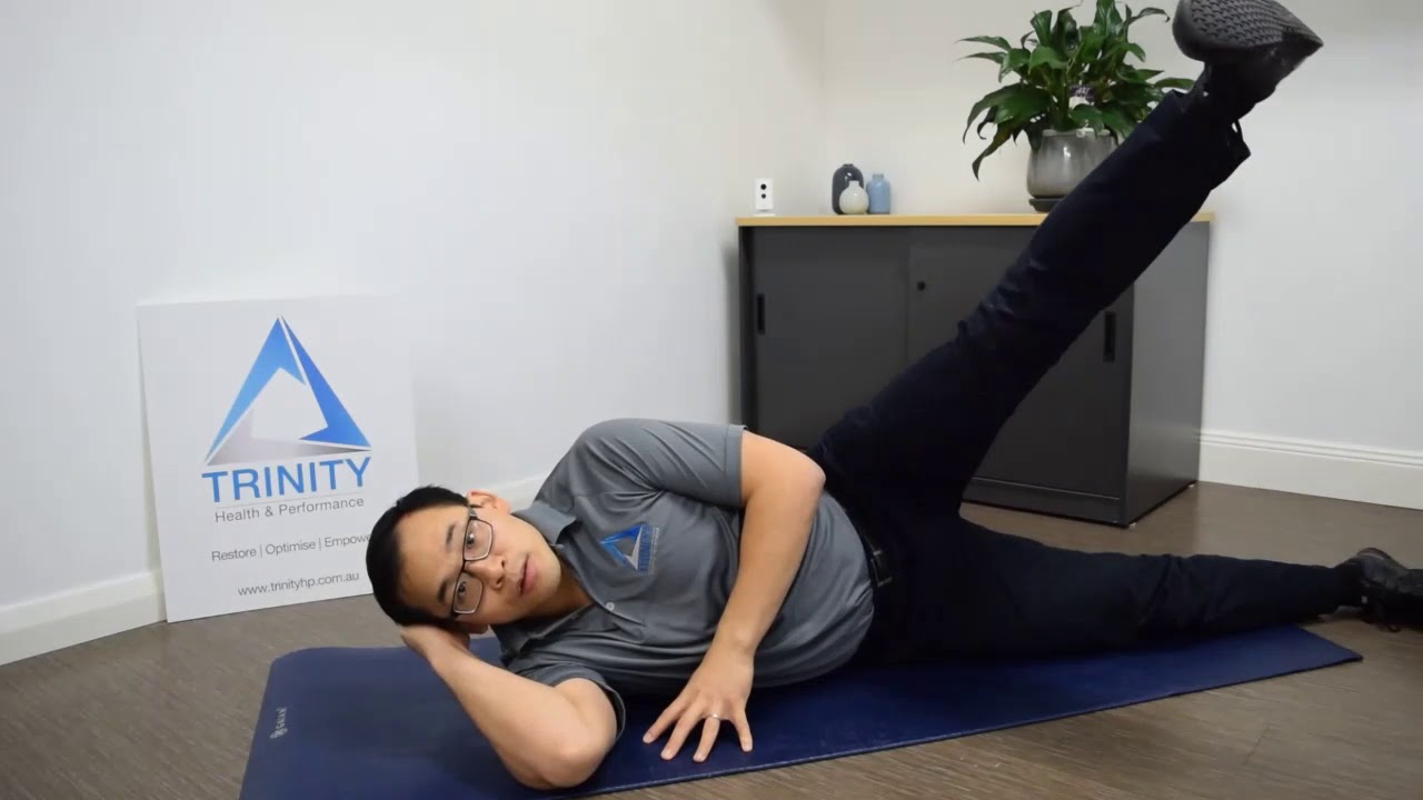 Clam Shell with Straight Leg - YouTube