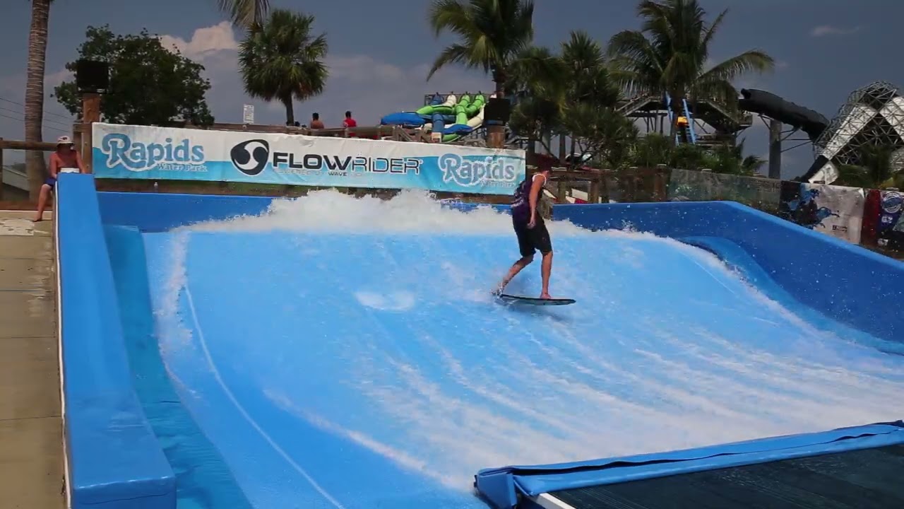 West Palm Beach Florida Rapids Waterpark FlowRider Flow Tour Surf ...