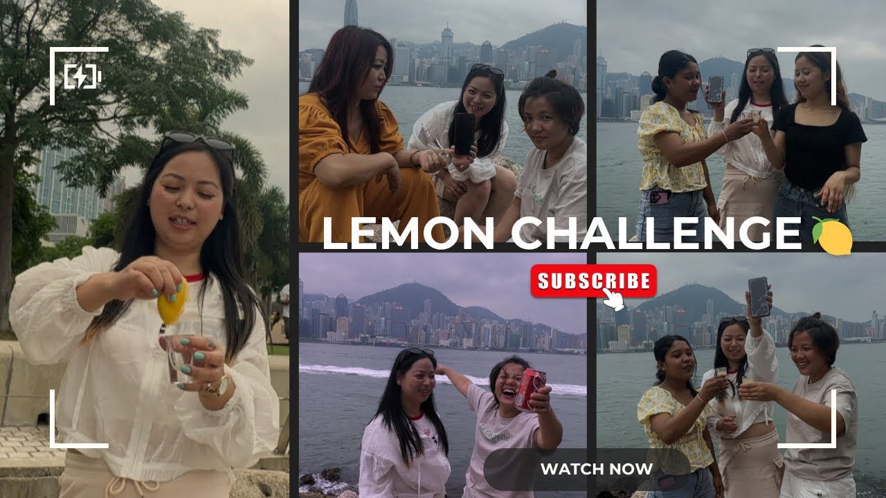Lemon Challenge Reaction | Who Survives the Sour Test ??🤷‍♀️ - YouTube