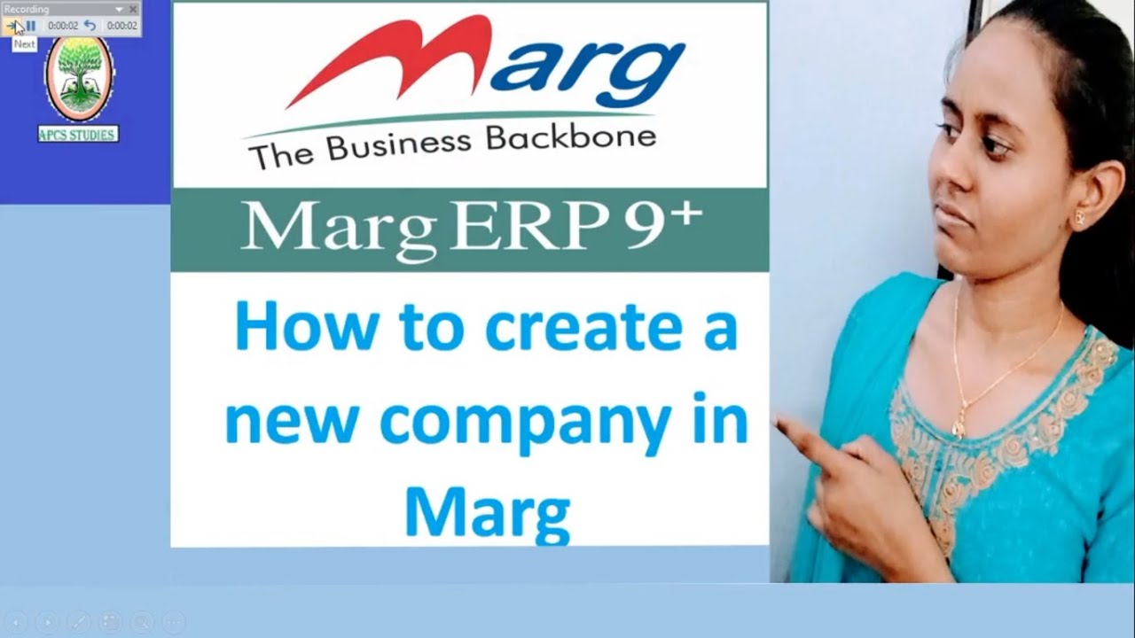 how-to-create-a-new-company-in-marg-software-youtube