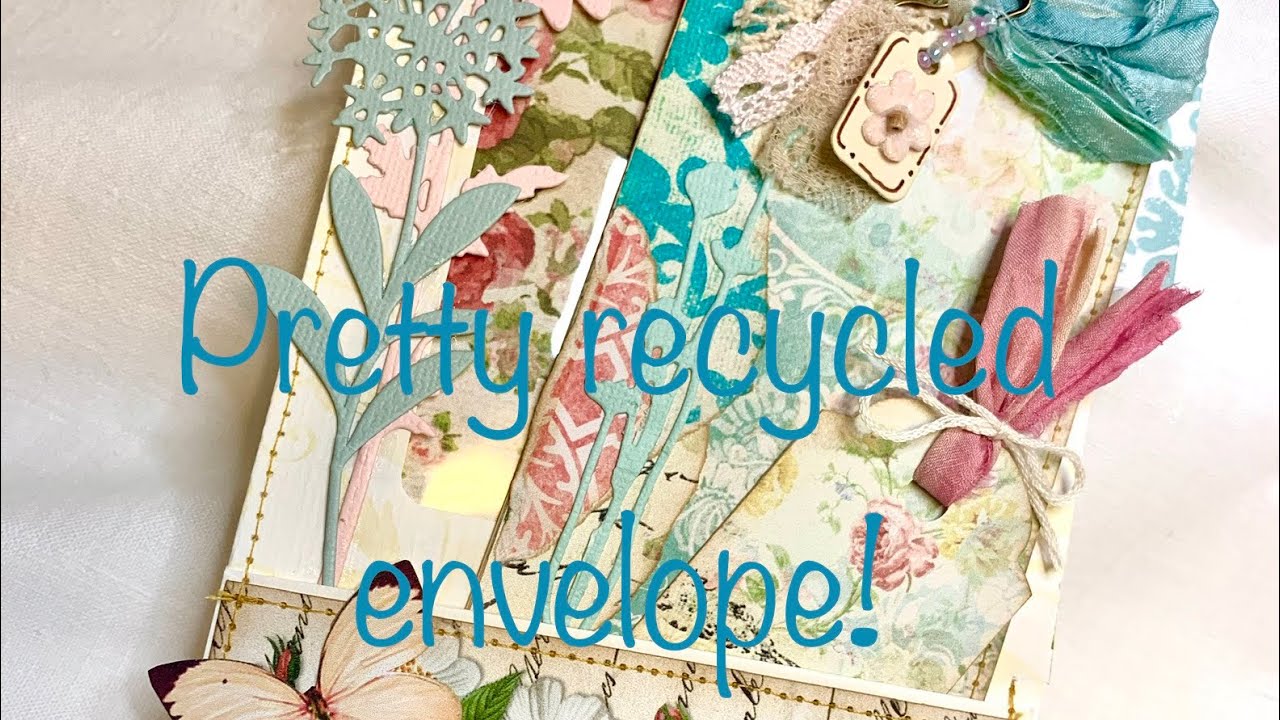 Pretty Recycled Envelope Ephemera! - YouTube