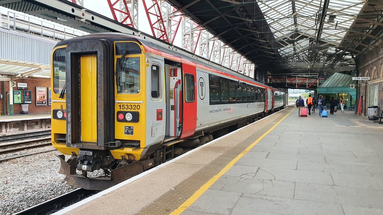 Sprinter of the Railway Part 37! Transport for Wales 153320 (1B12 ...