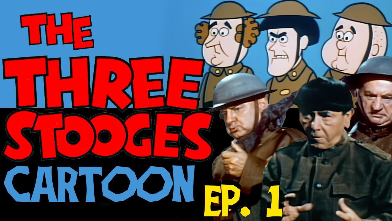 Three Stooges CARTOON - And COLOR Three Stooges - Episode. 1 - YouTube