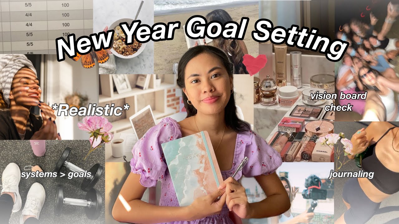 How to SET NEW YEAR GOALS and plan to EXIT YOUR LAZY GIRL ERA | My 2024 ...