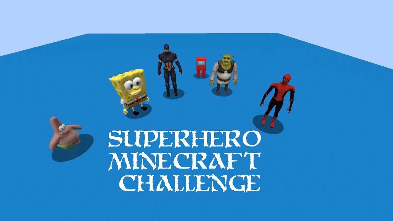 SUPERHERO MINECRAFT CHALLENGE #3 - YouTube