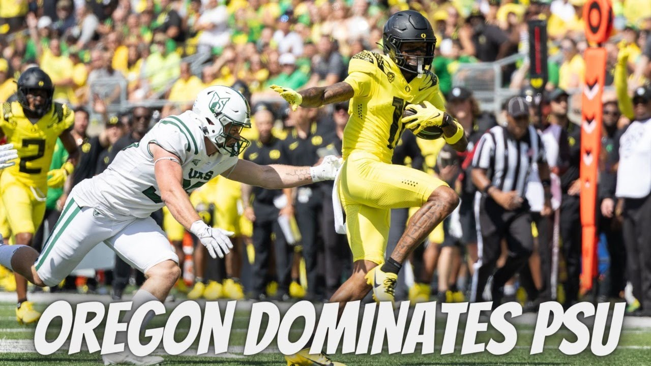Oregon Dominates Portland State in Week 1: Reaction and Analysis ...