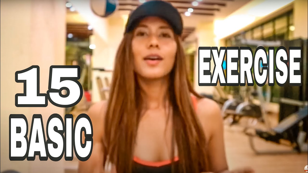 15 Basic Exercise For Gym Beginner - Celia Bosco - YouTube