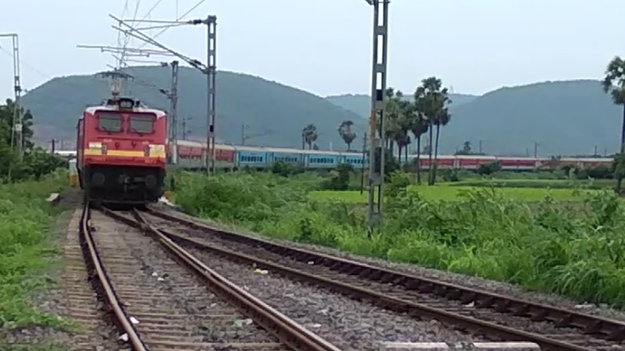 Vijayawada Junction - Guntur Junction Trains | Indian Railways - YouTube