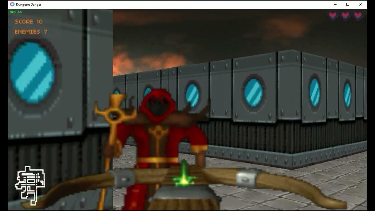 Doom/Wolfenstein engine in LUA, made with LOVE2D - YouTube