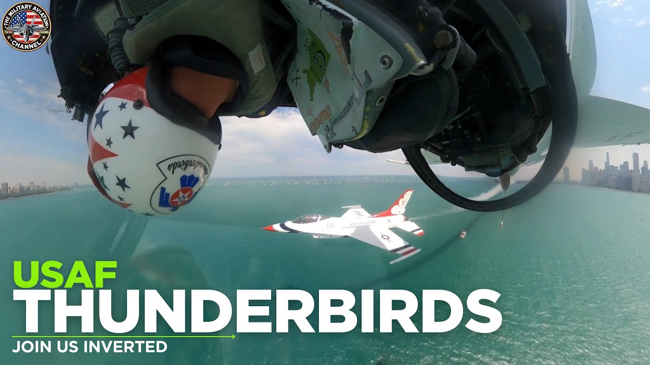 Fantastic Inflight Airshow Footage of the USAF Thunderbirds! #military ...