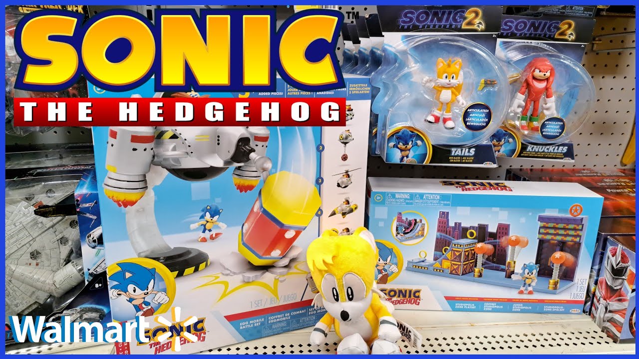 Sonic the Hedgehog New Toys Spin Dash Through Walmart - YouTube